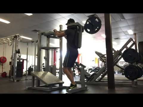 Sled Single Leg Hack Squat | myworkouts.io