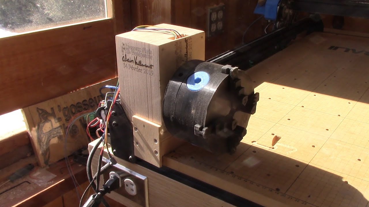 The Woodpecker Ep 196  - How I made my fourth axis for my CNC part 1