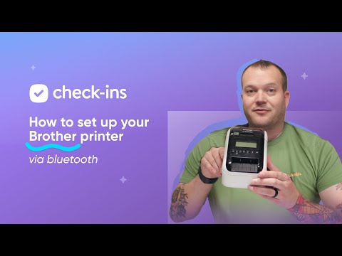 How to set up your Brother printer for Check-Ins via Bluetooth
