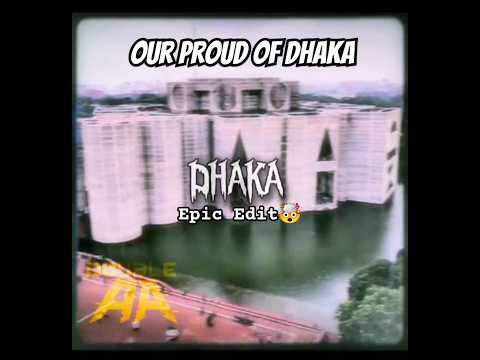 Top 4 Legendary Places in Dhaka 🇧🇩 | National Pride & World Heritage | Skull Edit Vibes #shorts