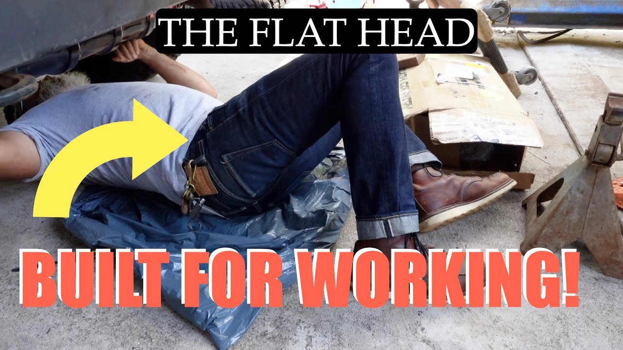 Selvedge Jeans from THE FLAT HEAD SE05BSP SELF EDGE