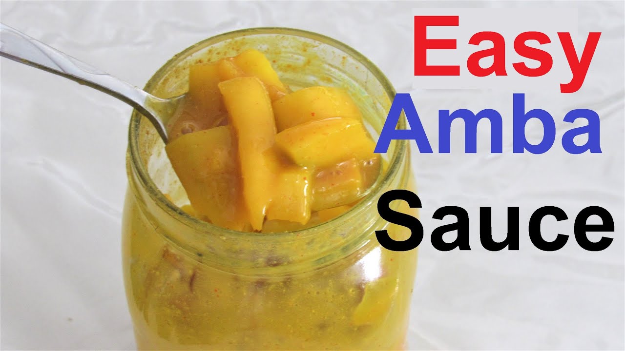 Mango Pickle Iraqi Amba Sauce