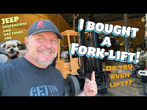 Dirt Daily. I GOT A FORKLIFT! and worked on my big block jeep suspension.