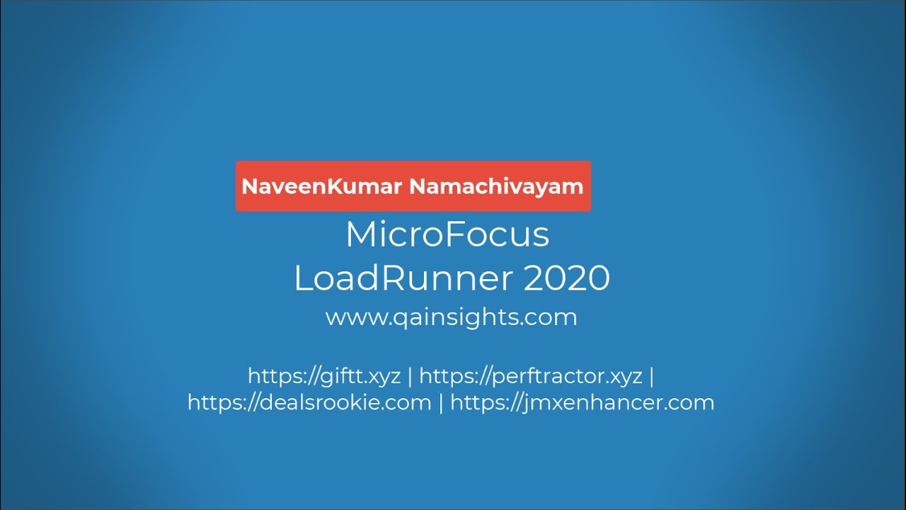 MicroFocus LoadRunner 2020