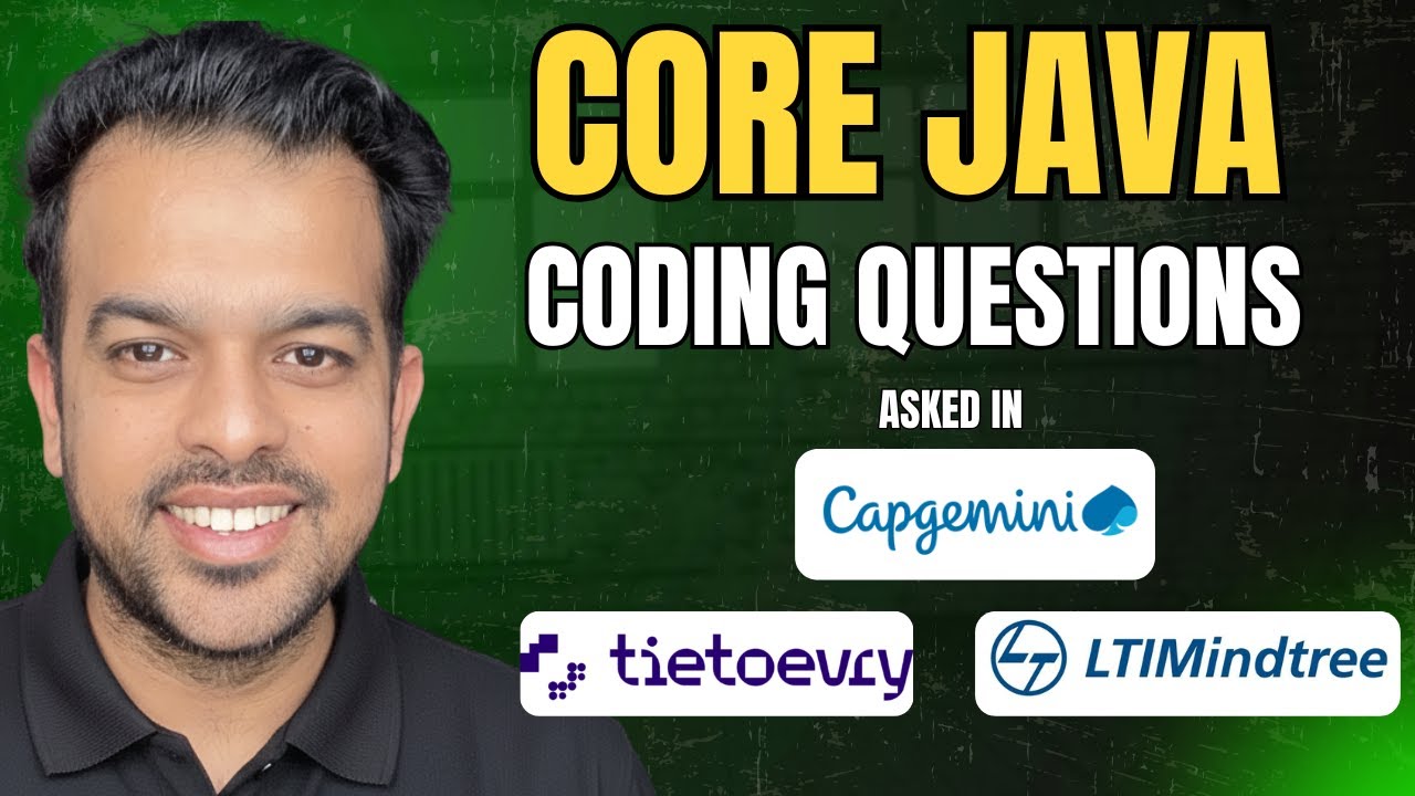 Real Core Java String Questions from Capgemini, LTIMindtree & Tietoevry