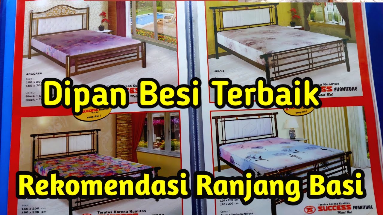Ranjang Besi Minimalis Terbaru, Dipan Besi Minimalis, Dipan Besi Sukses, Ranjang Besi || Rian Mebel