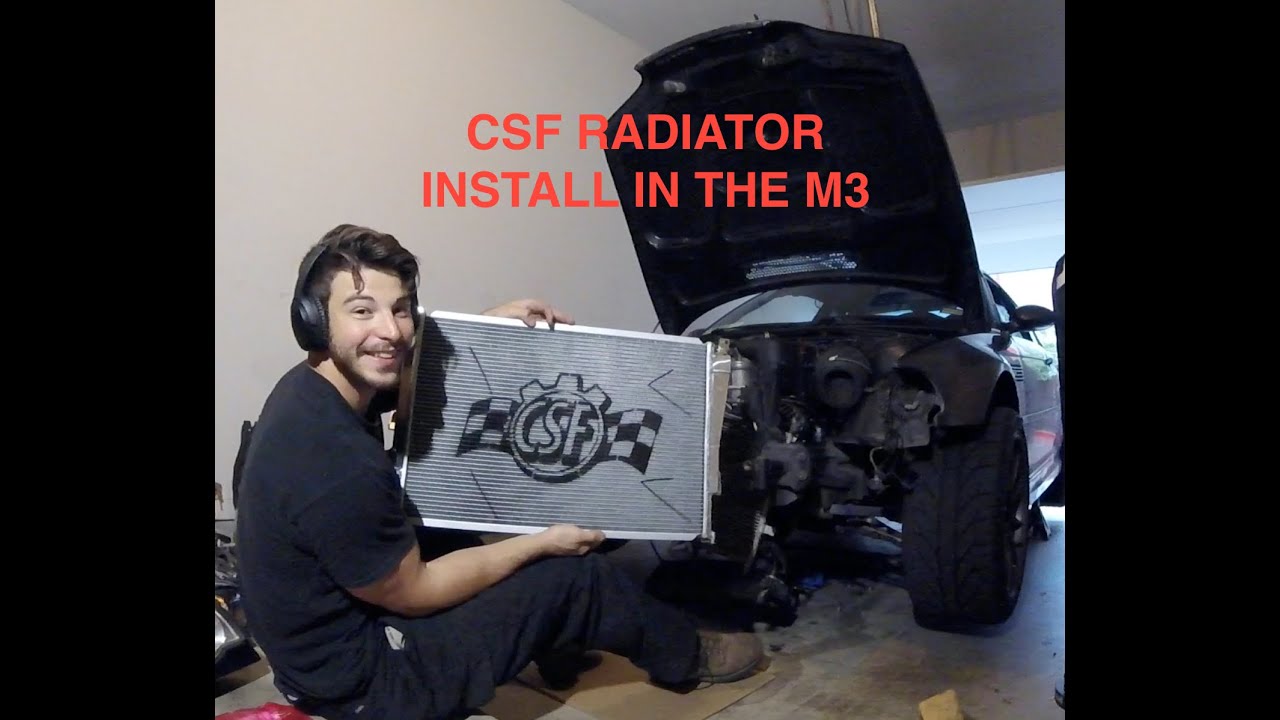 CSF Radiator install in my E46 M3