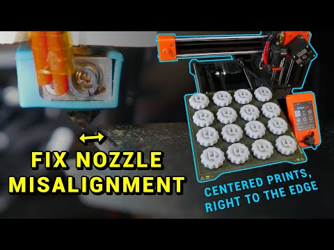 Align / offset your nozzle and bed to maximise available build volume