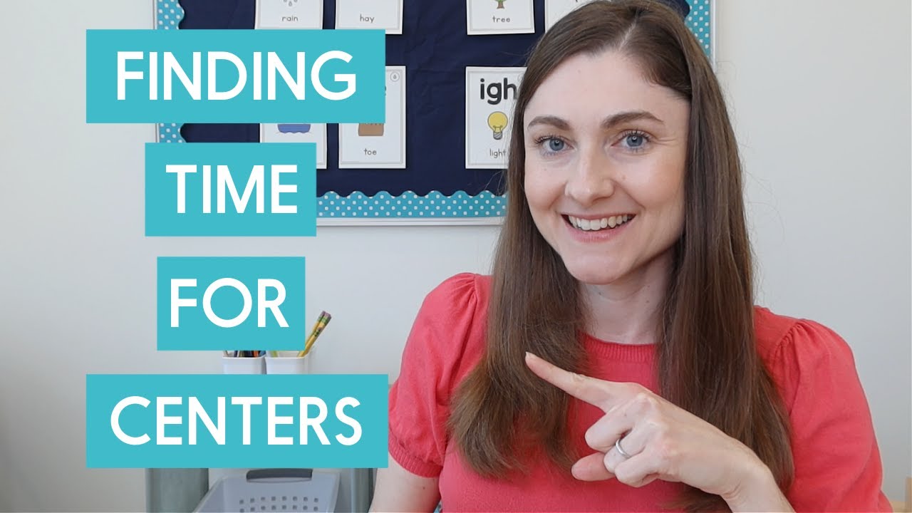 Literacy Centers: How to fit them in!