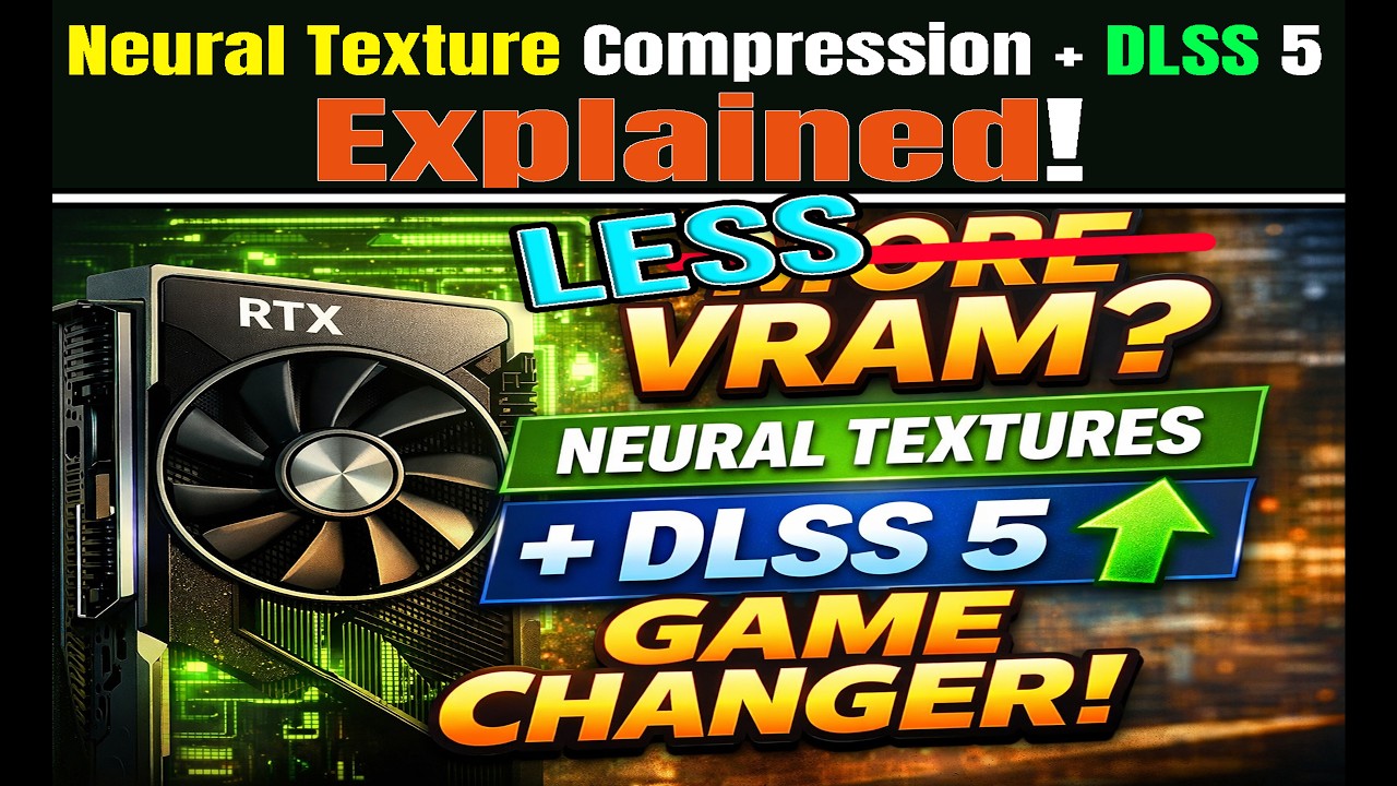 NVIDIA’s Neural Texture Compression Slashes VRAM + Ai Powered DLSS 5 Is the Real Game Changer!