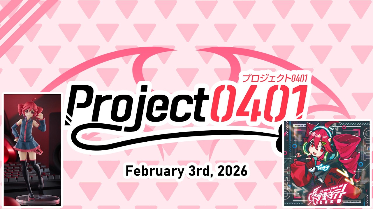 Kasane Teto Figure and Album Orders! - Project0401 Biweekly Report