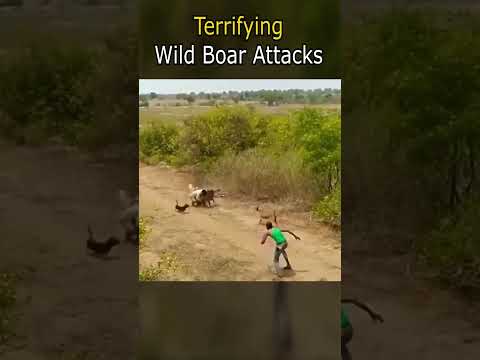 Terrifying Wild Boar Attacks