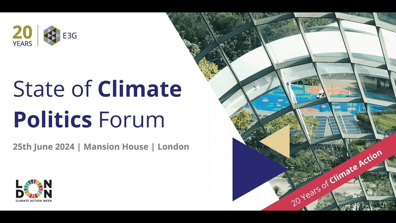 State Of Climate Politics Forum 2024 - Explainer