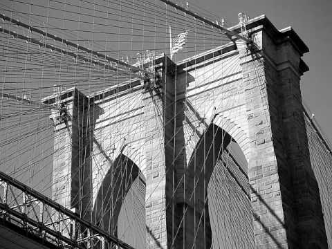 Manhattan and Brooklyn in Black & White