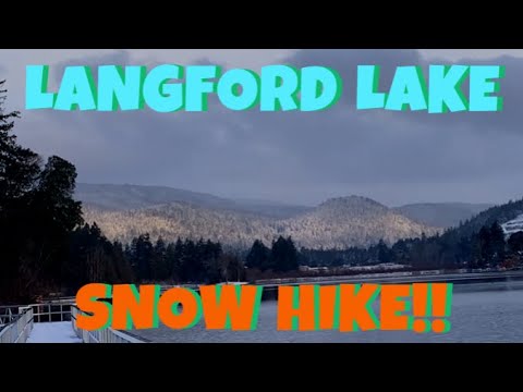 Langford Lake Snow Hike!! ❄️☃️🌲#canada #langford #britishcolumbia #snowhike #snowhiking #snow2025