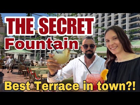 The SECRET FOUNTAIN Bar - Better than a Rooftop in Benidorm?! 😲🍹