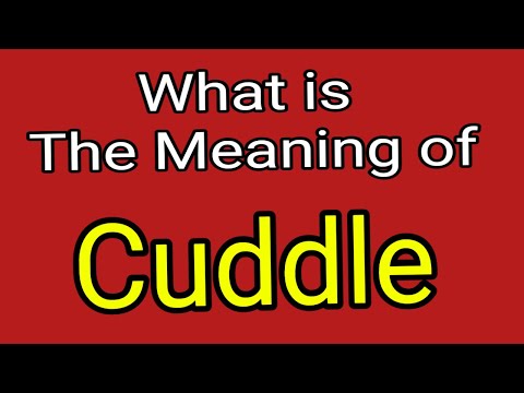 Meaning Of Cuddle | Cuddle | English Vocabulary | Most Common Words in English