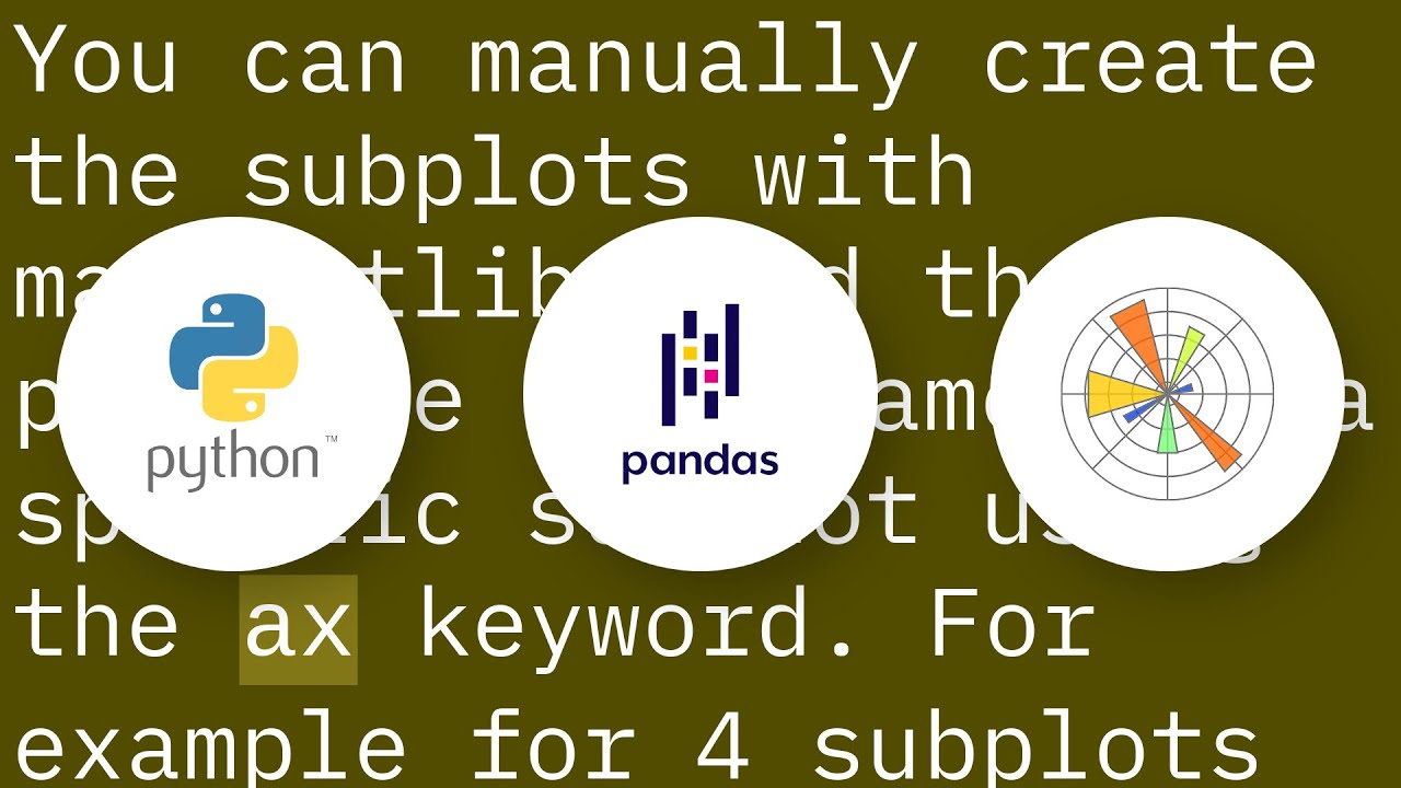 How to plot multiple dataframes in subplots