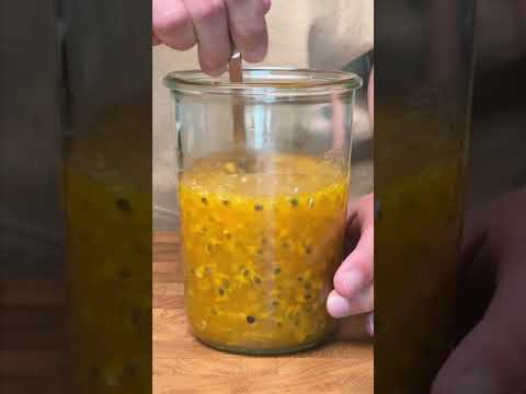 Cheong Syrup From Korean Passion Fruits