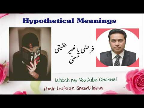 Hypothetical Meaning Amir Hafeez Malik #meaning #hypothatical #learning #morphology #grammar