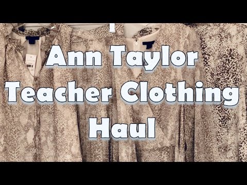ANN TAYLOR CLOTHING HAUL Spring Limited Edition SNAKESKIN Print