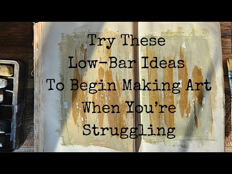 Mixed Media Art: 3 Simple Tips for When You're Not Feeling It