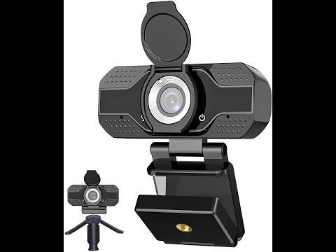 Webcam with Microphone for Desktop, 2021 Edition 1080P HD USB Computer Cameras