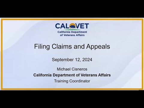 CalTAP | Filing Claims and Appeals | 09-12-2024