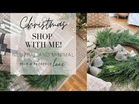 Christmas SHOP with me! Antique Shopping | Home Goods | Hobby Lobby