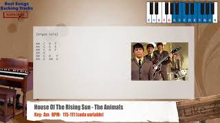 House Of The Rising Sun - The Animals Piano Backing Track with chords ...