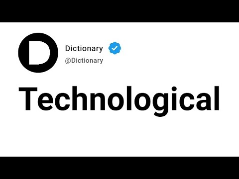 Technological Meaning In English