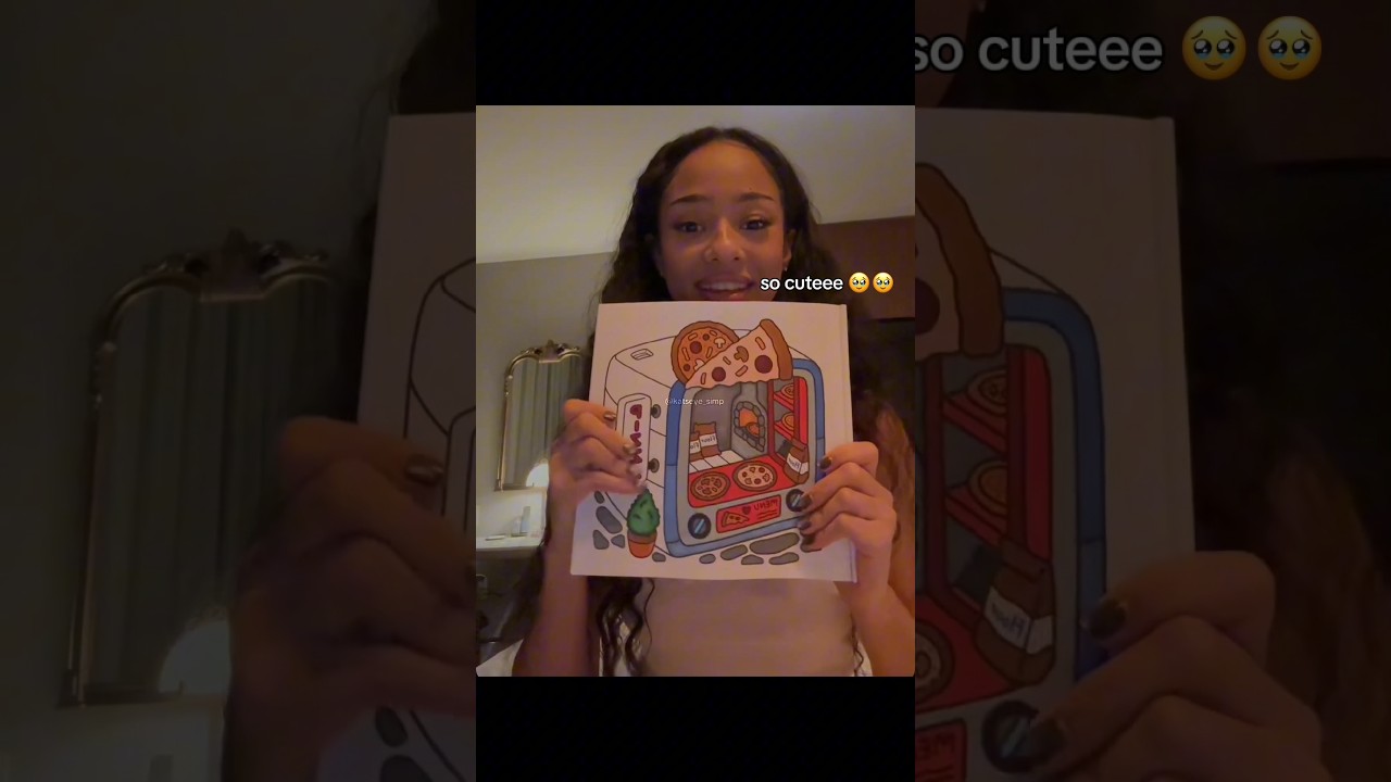 the pizza coloring is so gooddd 🥹🥹 #katseye #shorts