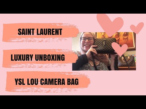 SAINT LAURENT LOU CAMERA BAG FROM SAKS FIFTH AVE! MY WEDDING ANNIVERSARY GIFT 💍 🎁 #YSL