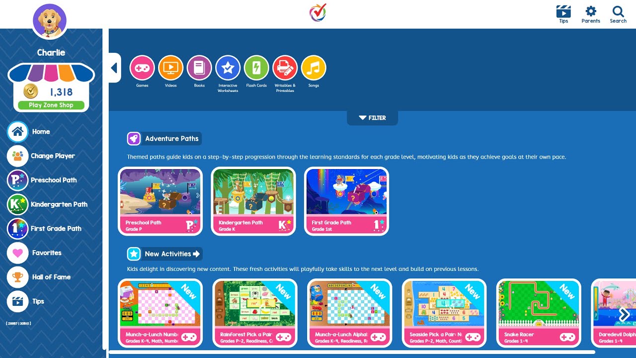 Anywhere Teacher - Learn Online With Over 3,000 Fun Activities - Created by School Zone