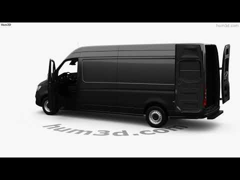 Mercedes-Benz Sprinter Panel Van L3H2 with HQ interior 2022 3D model by 3DModels.org