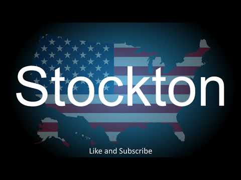 How to correctly pronounce the City in America - Stockton.