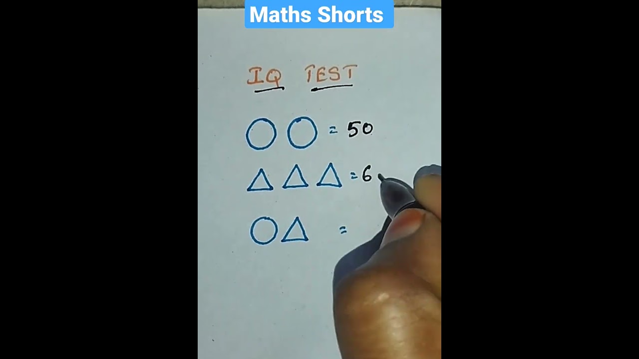 Maths Puzzle # Maths Tricks # Reasoning # Shorts # You tube Shorts