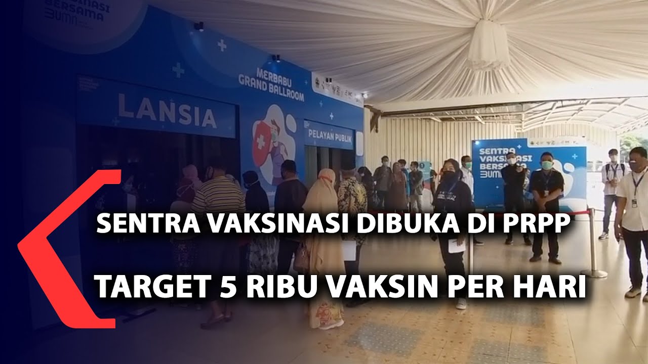 Sentra Vaksinasi Dibuka, Target 5 Ribu Vaksin Per Hari