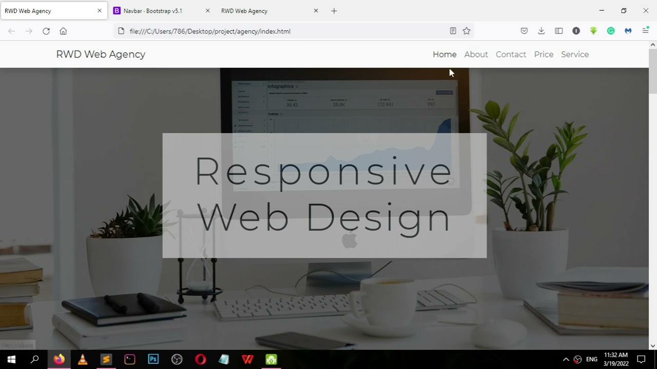 3 Bootstrap Responsive Navbar
