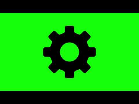 Animated Gear Icon | Green Screen Download