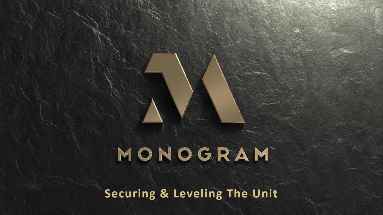 Monogram Column Install   Securing & Leveling The Unit