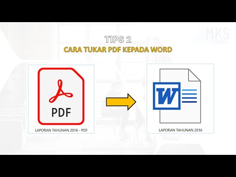 TIPS : Cara Mudah CONVERT Dokumen PDF ke Microsoft Word