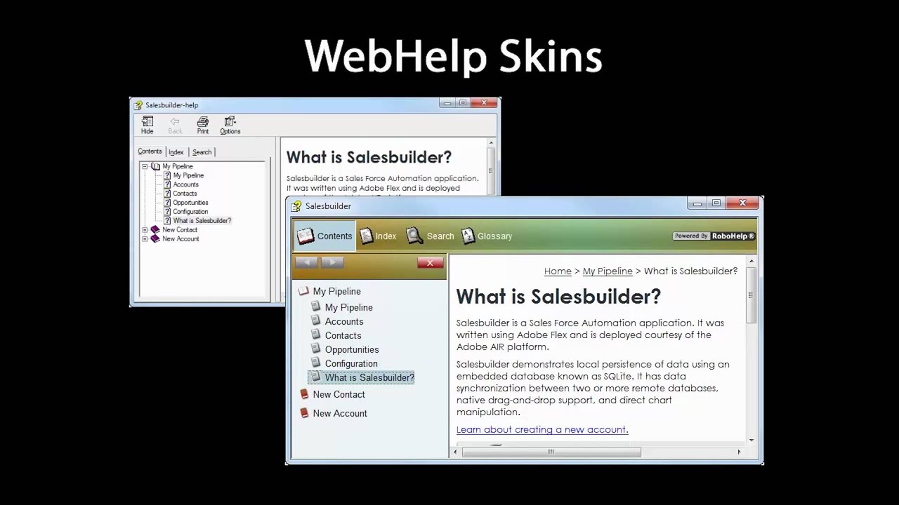 RoboHelp 10: Enhanced Microsoft HTML Help (CHM) output format