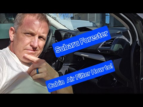 How to change a Subaru Forester Cabin Air Filter! 2021 and up Forester, Impreza, and more!