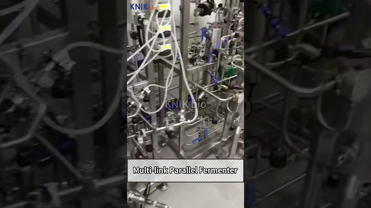 KNIKbio Multi-Link Parallel Fermenter #fermentation #fermenter #bioreactor
