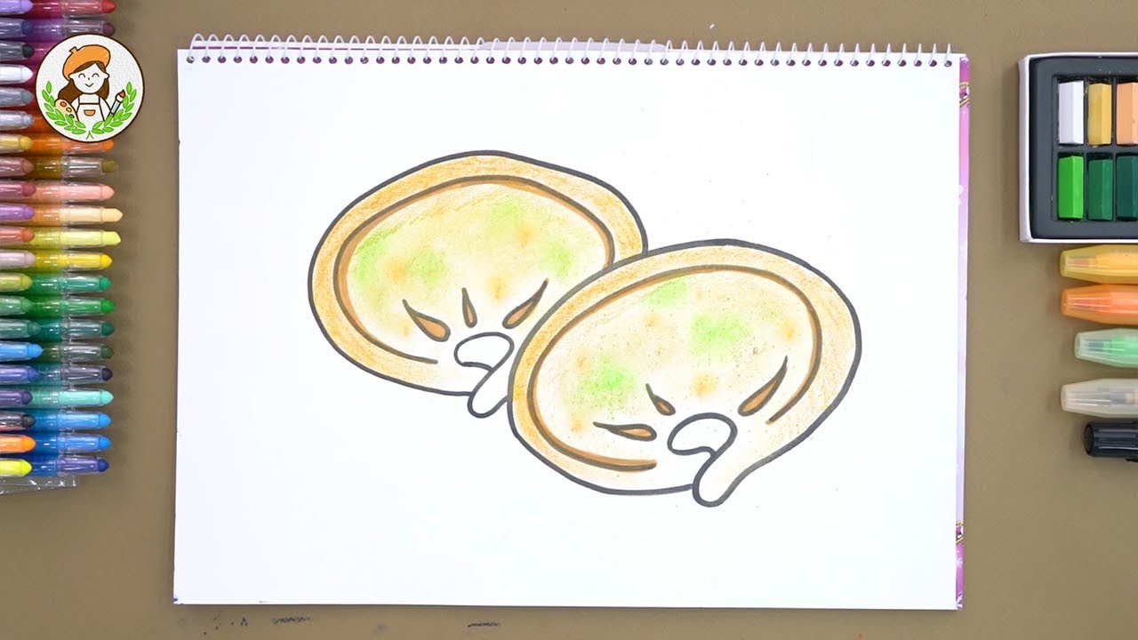 Dumpling Coloring and Drawing for Kids, Toddlers | Mommy Art
