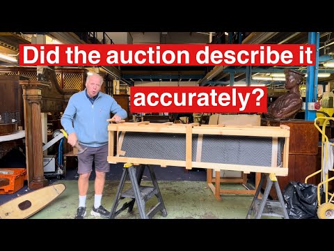 Unboxing a 130-year-old ship bought in American Antique Auction!