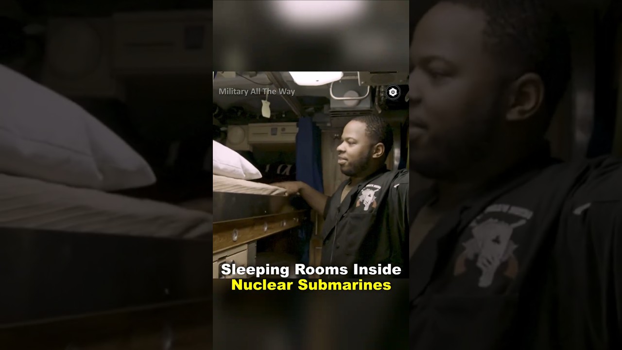 Where Sailors Sleep Inside a Nuclear Submarine #military #navy #usa