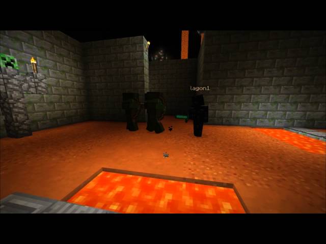 Exilium - The Molten Core (Survival Maze game 1 - 4 players) Minecraft Map