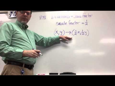 Dilations and scale factor